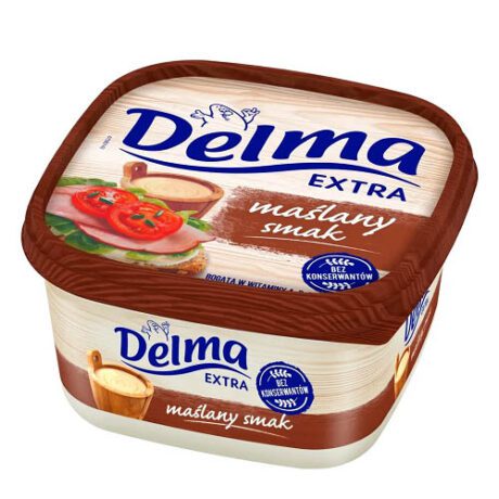 Delma Extra Margaryna Maśalny Smak 450g - Delikatesy Dwójka