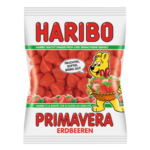 HARIBO Primavera Pianki Truskawki 175g - Delikatesy Dwójka