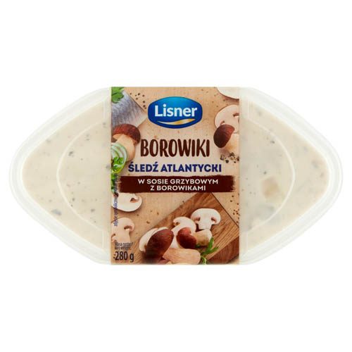 Lisner Smak Sezonu Filety śledziowe w sosie grzybowym z borowikami 280g ...