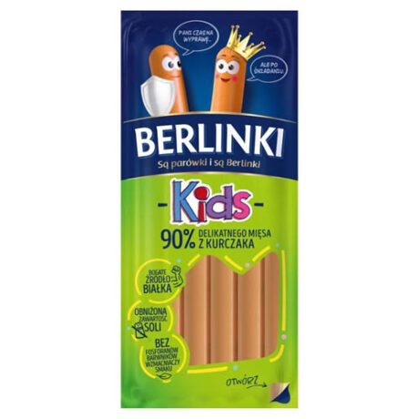 Berlinki Kids Kiełbasa 130g - Delikatesy Dwójka
