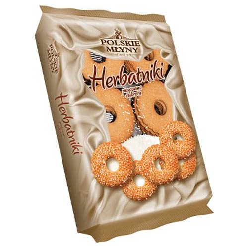 Polskie Młyny Herbatniki posypane cukrem 200g - Delikatesy Dwójka